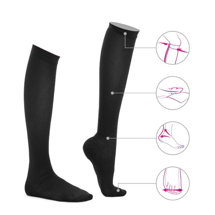 1020 | Moderate Compression Socks, Opaque, Classic Style – Fytto ...
